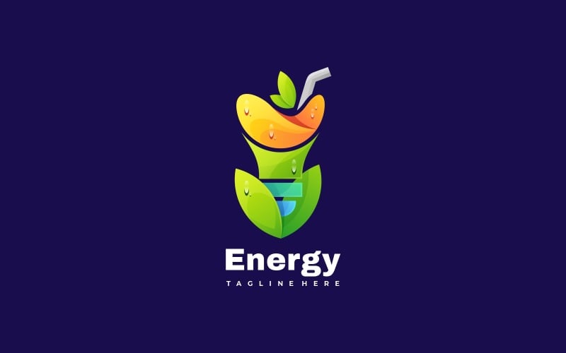 Energy Gradient Colorful Logo #202809 - TemplateMonster