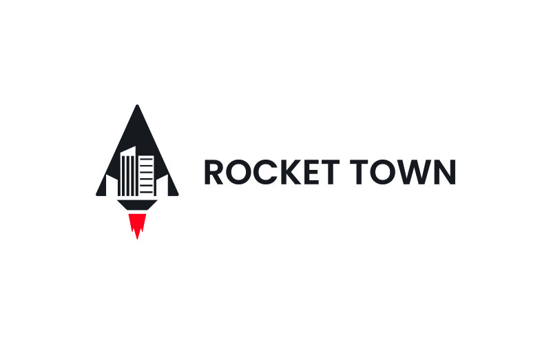 Rocket Town Logo Template #202947 - TemplateMonster