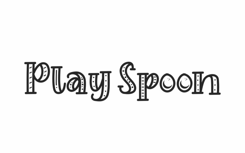Play Spoon Doodle Sans SeriF Font #203205 - TemplateMonster