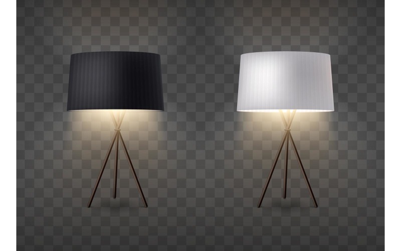 Lamp Realistic Vector Illustration Concept - TemplateMonster