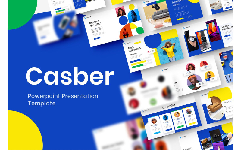 Casper - Plantilla de PowerPoint de negocios