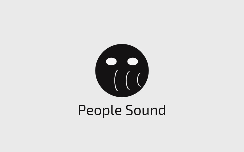 People Sound Dual Meaning logo #205515 - TemplateMonster