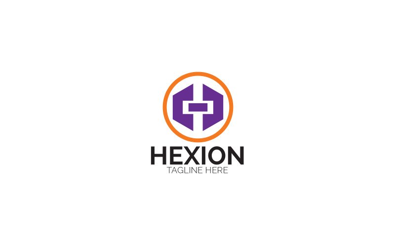 Hexion Logo Design Template #207394 - TemplateMonster