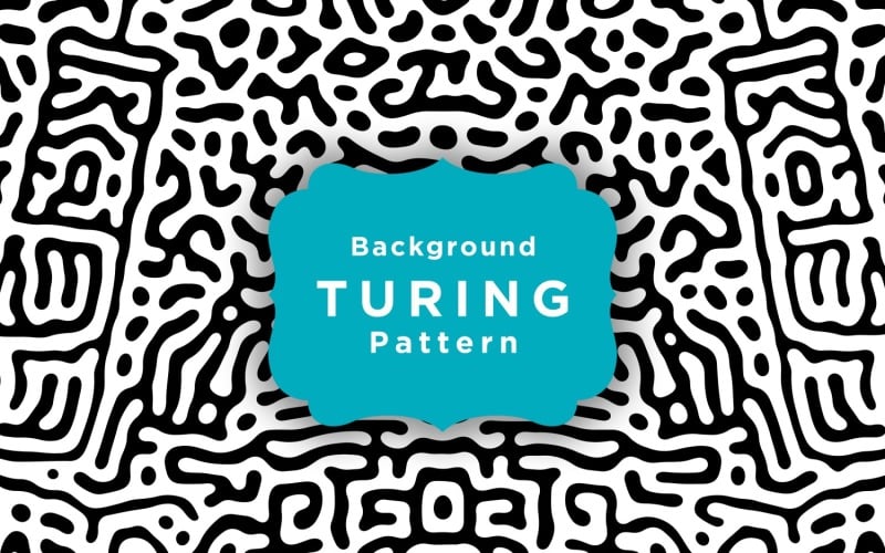 Seamless Turing Pattern Complex Fluid Turing Background Template