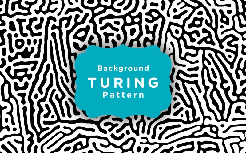 Seamless Turing Pattern Wallpaper Template - TemplateMonster
