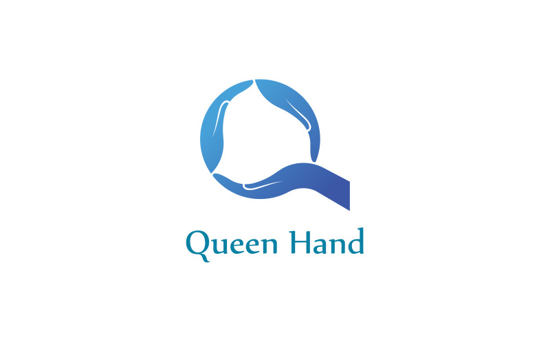 Queen Hand - Q Letter Logo Template #207957 - TemplateMonster