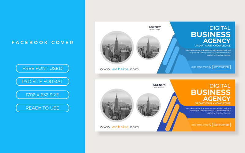 Marketing Facebook Cover Design For Social Media