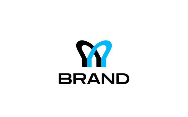 Abstract Modern Blue Logo #208141 - TemplateMonster