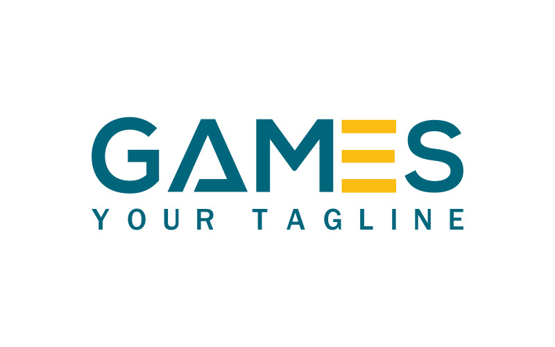 Games - Text Logo Template. #208353 - TemplateMonster