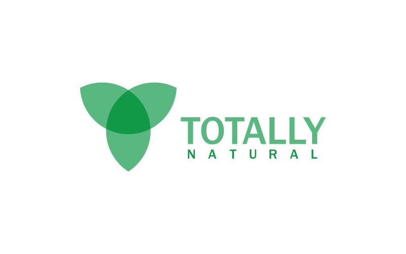 Totally Natural Logo Template #208356 - TemplateMonster