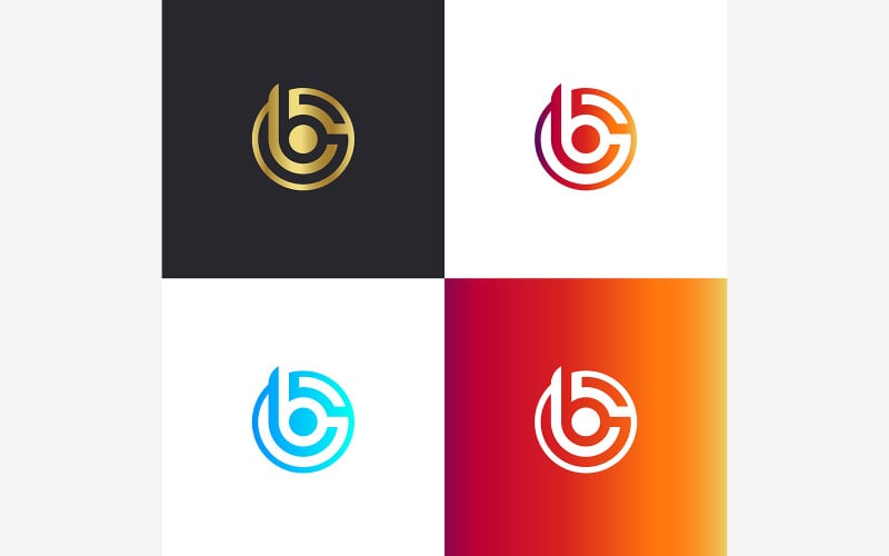 Letter B Music Logo Design Vector Template - TemplateMonster