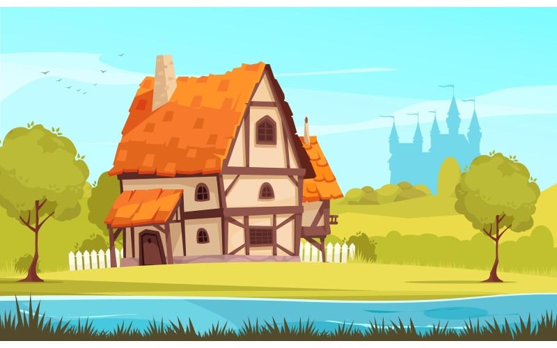 House Architecture Evolution 210212641 Vector Illustration Concept