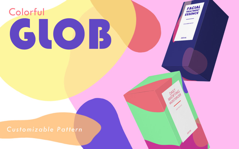 Customizable Colorful Glob Pattern #211524 - TemplateMonster