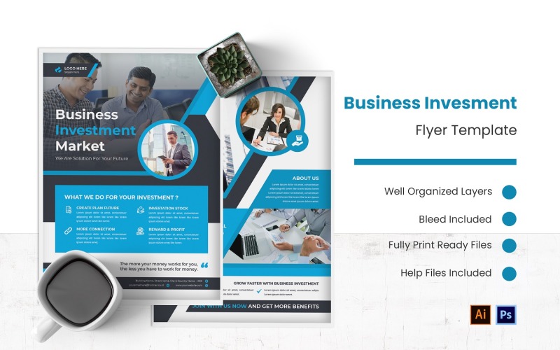 Business Investment Flyer #212346 - TemplateMonster