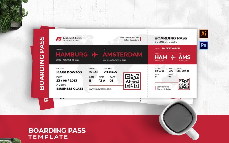 Emirates Boarding Pass Print Out
