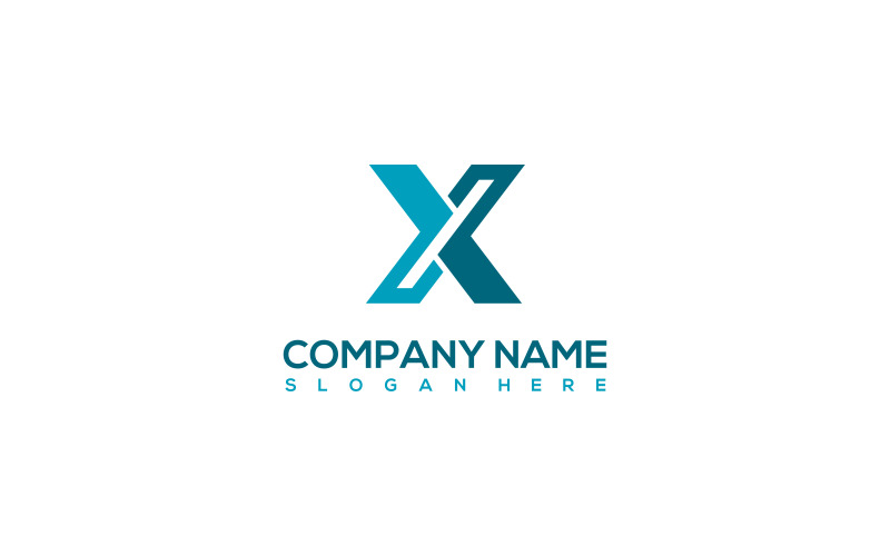 Initial X Letter Logo Template #213369 - TemplateMonster