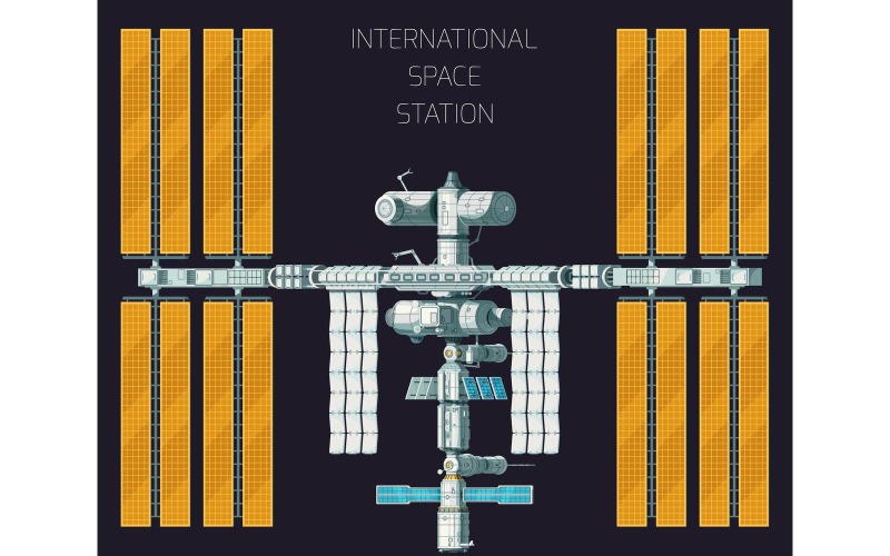 Station spatiale internationale orbitale définie 201012615 Concept d ...