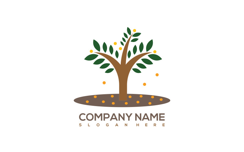 Beautiful Tree Logo Template #215386 - TemplateMonster