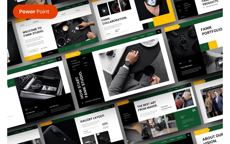 Fanik – Business PowerPoint Template - TemplateMonster