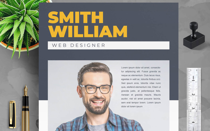 Smith William / Resume Template #215861 - TemplateMonster