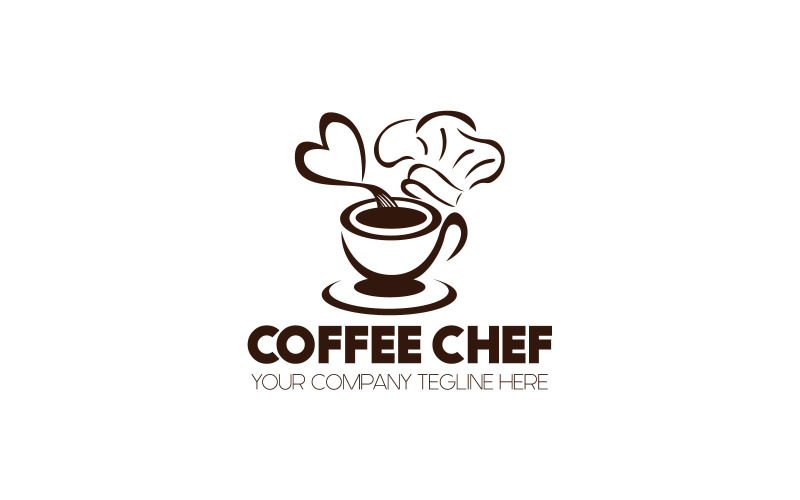 Coffee Chef Logo Design Template #216119 - TemplateMonster