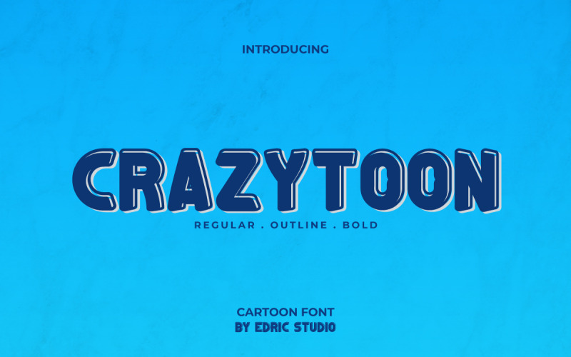 Crazytoon Cartoon Display Font #216725 - TemplateMonster