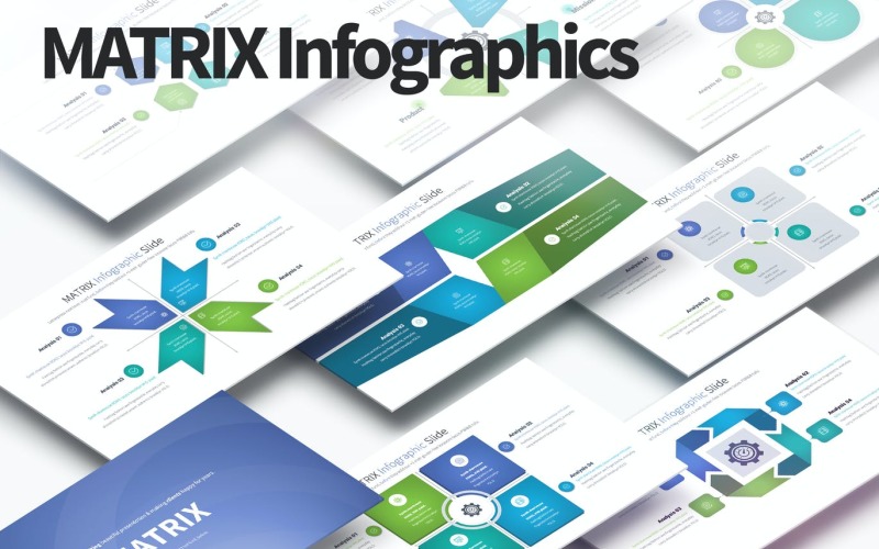 MATRIX - PowerPoint Infographics Slides - TemplateMonster