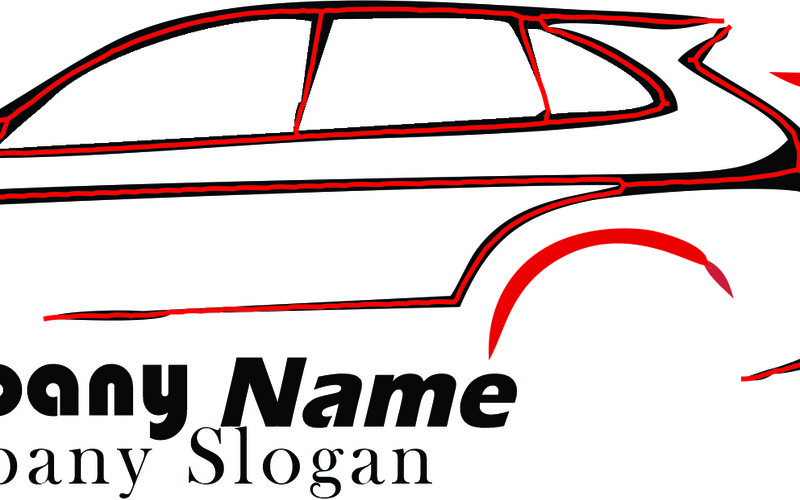 Elegante logo della concessionaria di auto - TemplateMonster