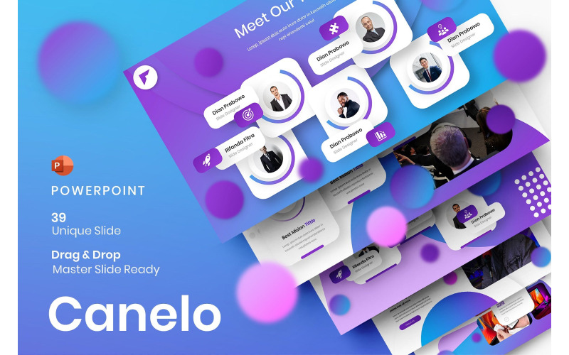 Canelo – Modello PowerPoint aziendale - TemplateMonster