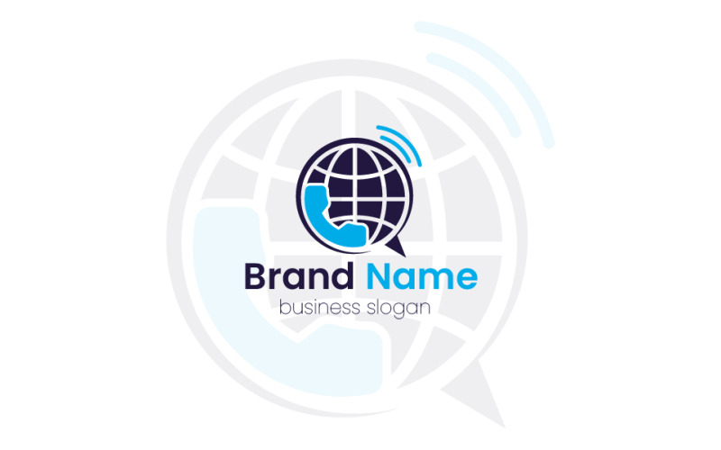 Design de logotipo digital para call center - TemplateMonster