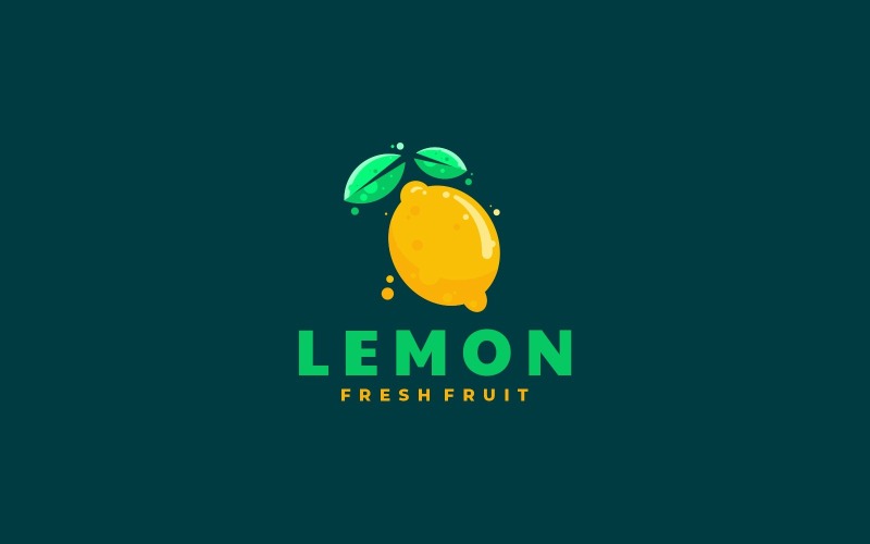 Modello di logo semplice limone #218586 - TemplateMonster