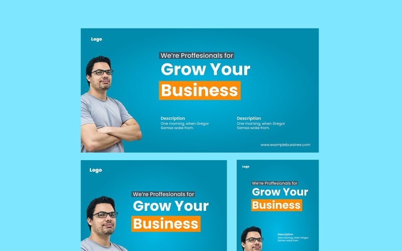 Business Marketing Social Media Ads Template