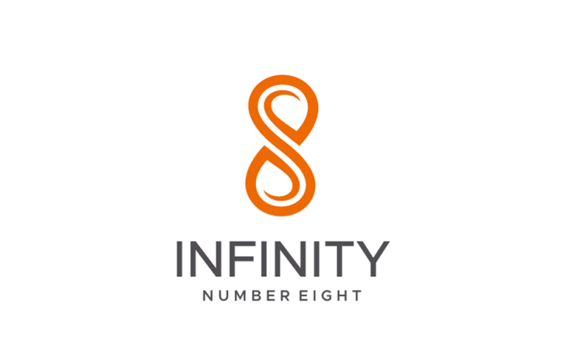 Infinity Number Eight Logo #218948 - TemplateMonster