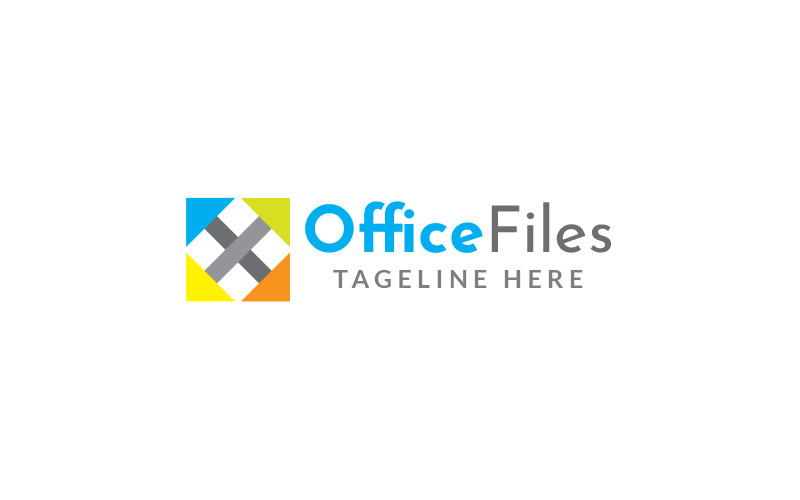Office Files Logo Design Template #219045 - TemplateMonster