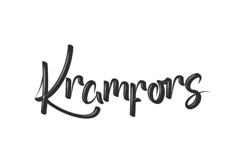 Kramfors Textured Script Font #220175 - TemplateMonster