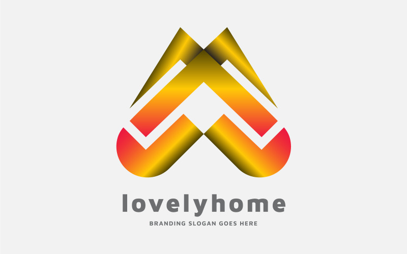 Home and Sweet Love Logo Template #220258 - TemplateMonster