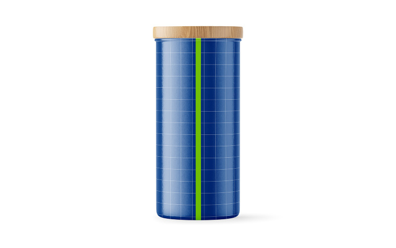 Glass Tube With Wooden Cap Mockup #220531 - TemplateMonster
