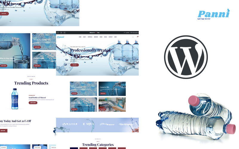 Panni - Tema WooCommerce de Sparkling Water Shop