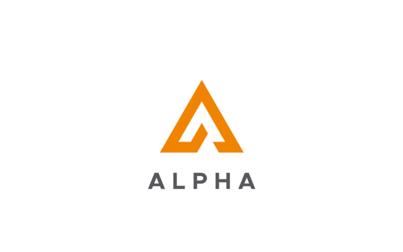 Alpha - Letter A Logo Template #222094 - TemplateMonster