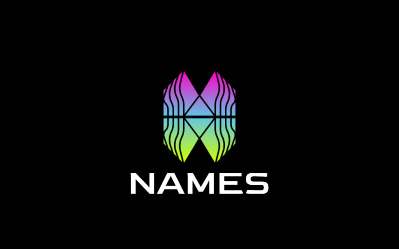 Colorful Gradient Tech Free Logo #222185 - TemplateMonster