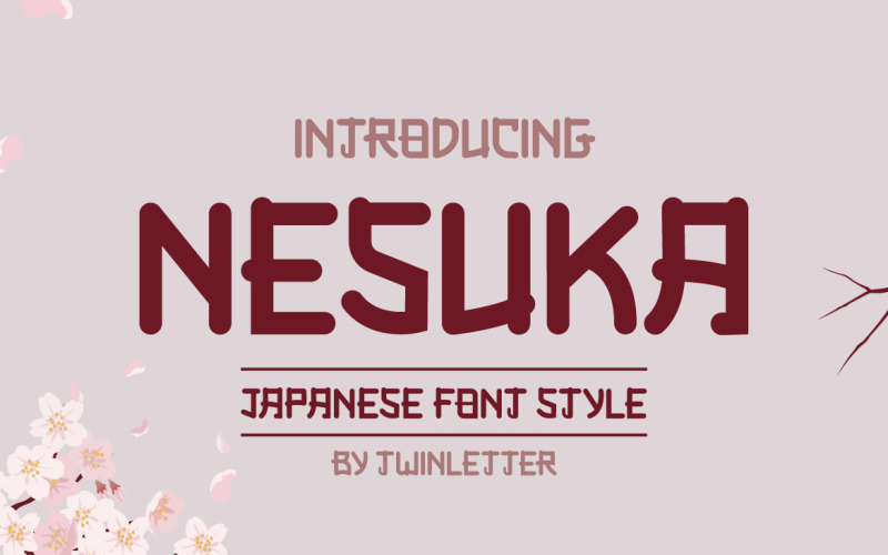 Nesuka Faux Japanese Font #222618 - TemplateMonster