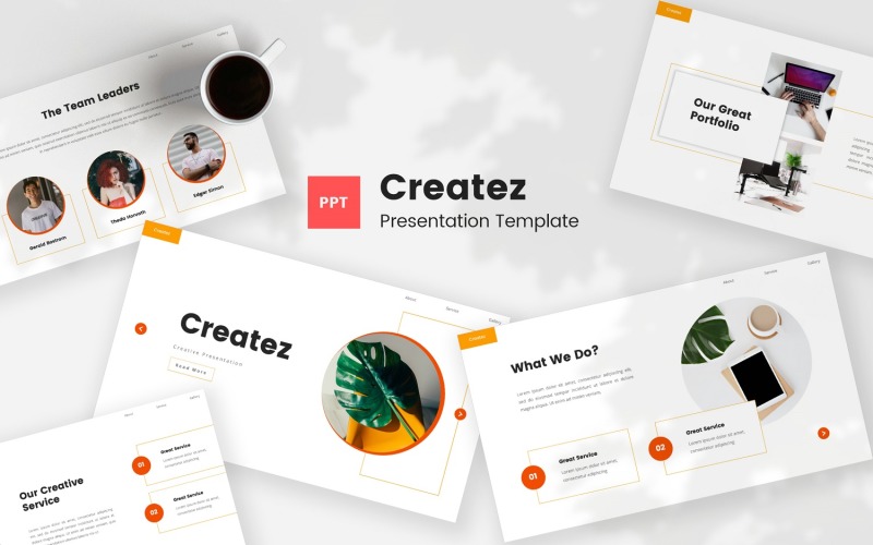 Createz — Creative Powerpoint Template - TemplateMonster