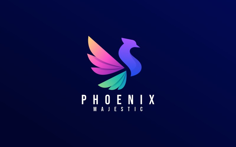 Phoenix Colorful Logo Design #222896 - TemplateMonster