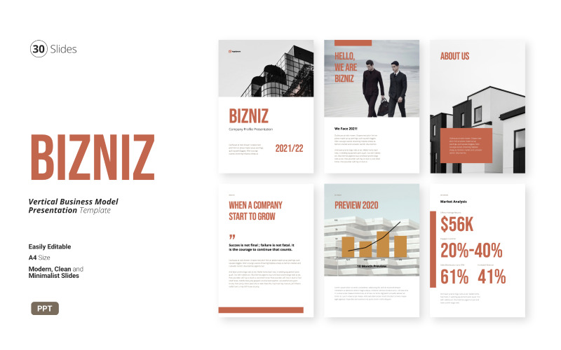 Bizniz - Presentación de PowerPoint de Negocios Verticales