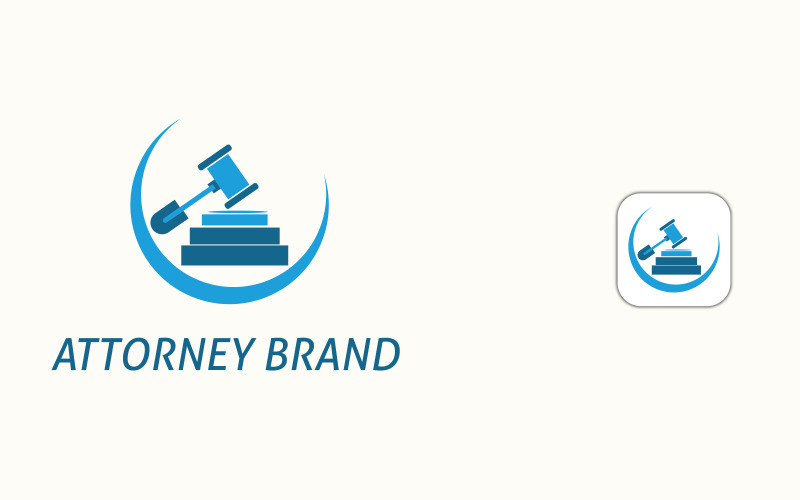Attorney Brand Creative Logo #223315 - TemplateMonster