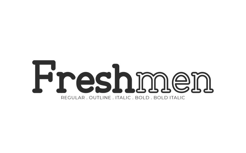 Freshmen Serif Display Font #223317 - TemplateMonster