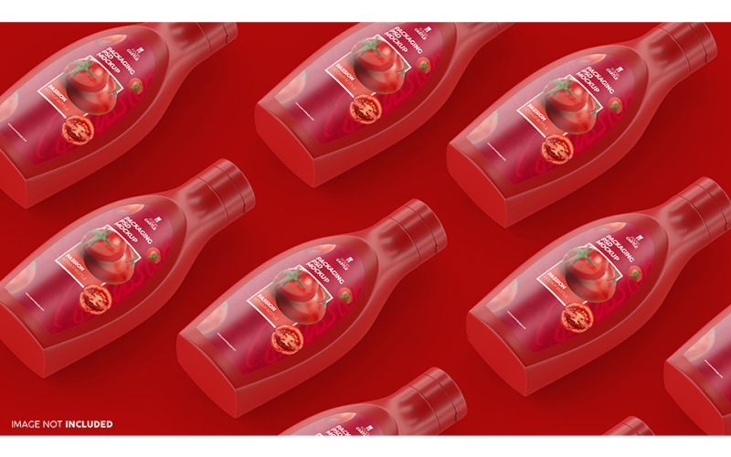 Sauce Packaging Mockup #223412 - TemplateMonster