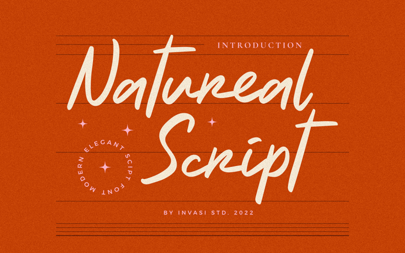 Natureal Script - Elegant Font #223696 - TemplateMonster
