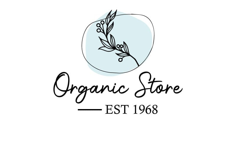 Organic Store Logo Template #223888 - TemplateMonster