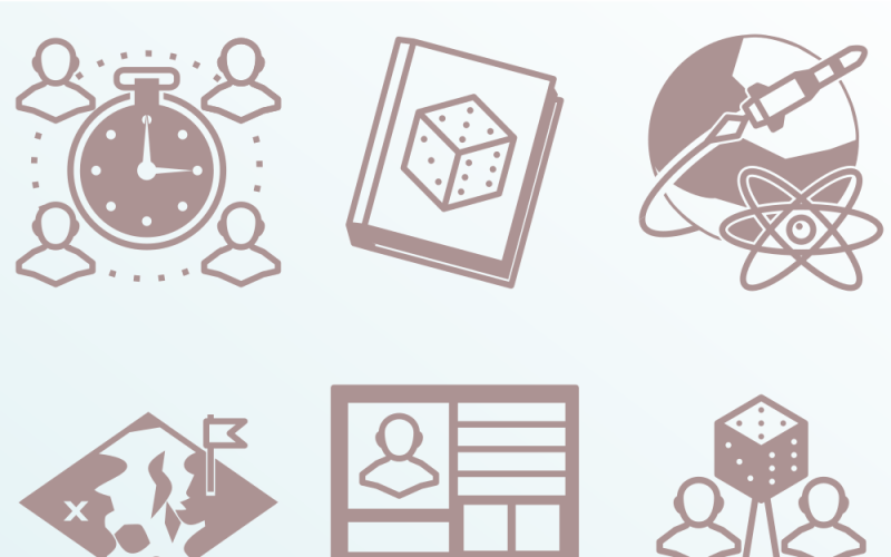 RPG Organization Outline Iconset #224260 - TemplateMonster